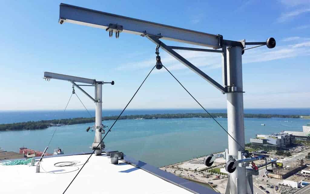 davits photo – basics of fall protection blog post | Pro-Bel